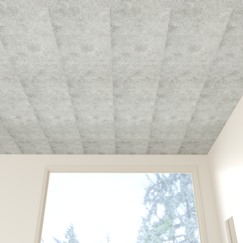 4 Pack | 8mm Light Grey Stone Matt Ceiling Panel 2.6M – Panel World